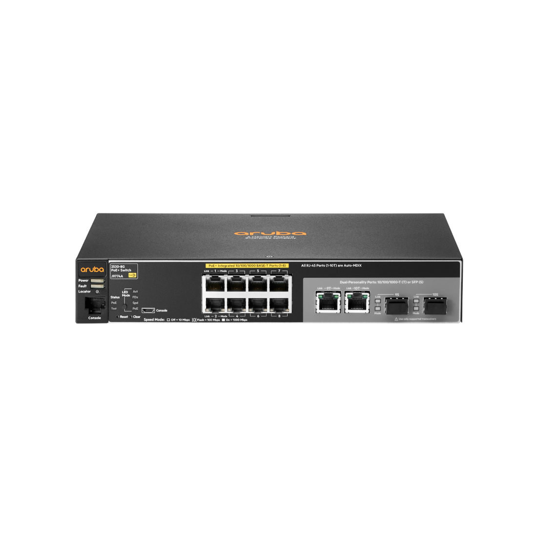 HP Aruba J9774A 2530-8G PoE+ Switch
